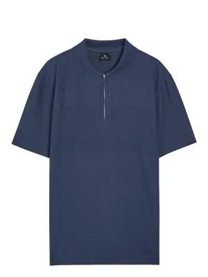 Paul Smith Piqué Cotton Polo Shirt - Blue