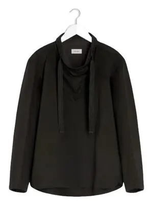 LEMAIRE Vareuse High-neck Top - Black