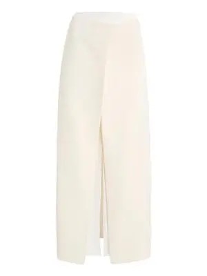 Khaite KHAITE Tal Skirt Cream