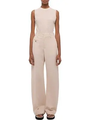 Helmut Lang Sailor Twill Articulated Trousers - Neutral