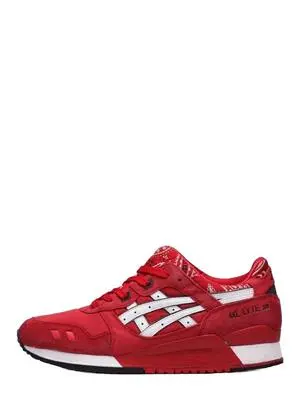 Asics ASICS Gel Lyte III Red Bandana Sneakers Red/white