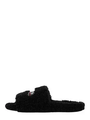 Balenciaga Balenciaga Furry Open Mule Black