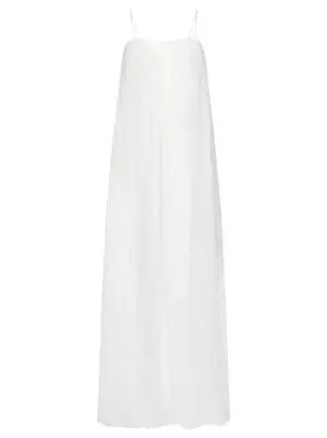TWP Shirred Column Maxi Dress - Neutrals