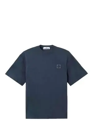 Stone Island 2100030 Combed Organic Cotton Jersey T-shirt Blue