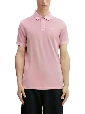 Barbour Logo-embroidered Polo Shirt - Pink