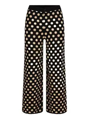 SIMONMILLER Jabber Polka Dot Trousers - Black