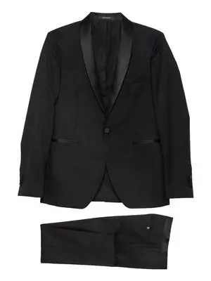 Tagliatore Shawl-lapel Suit - Black