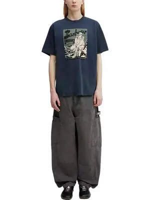 Barbour Conditions Oversized Graphic T-shirt - Blue