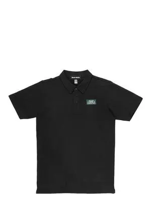MARSH MAILLE Logo-patch Polo Shirt - Black