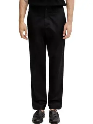 Fred Perry Logo Embroidered Trousers - Black