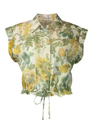 Cara Cara Octavia Floral Print Sleeveless Top - Neutrals
