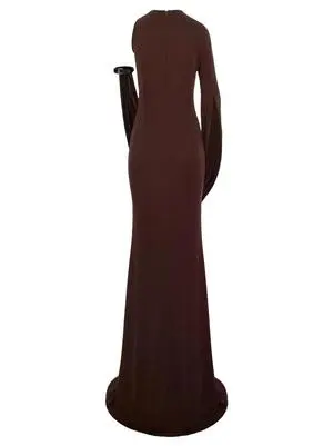 SEEN USERS Seen Iconic Bracelet Draped Maxi Dress - Brown