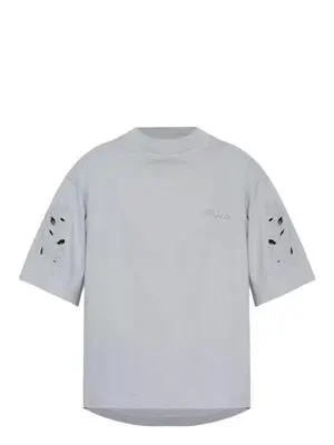 ALLSAINTS Lola Amelie Embroidered T-shirt - Blue