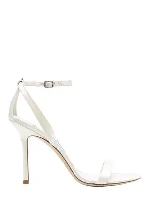 JIMMY CHOO Moza Crystal-embellished Sandals - Neutrals