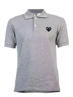 Play Comme Des Garcon Polo T-shirt - Grey