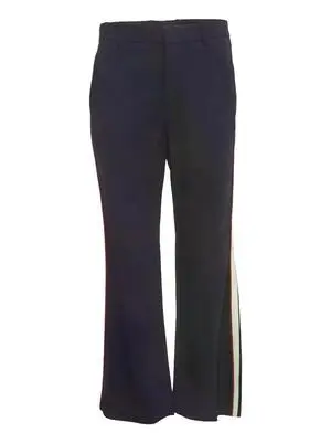 Gucci Side-stripe Bootcut Trousers - Blue