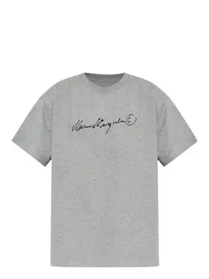 MAISON MARGIELA Logo-print T-shirt - Grey