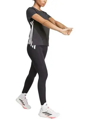 Adidas Adizero Logo-print Leggings - Black