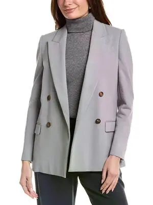 Brunello Cucinelli Double-breasted Blazer - Grey
