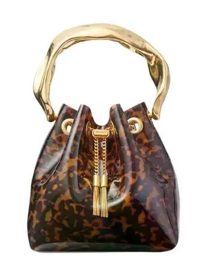 JIMMY CHOO Bon Bon Bucket Bag - Brown