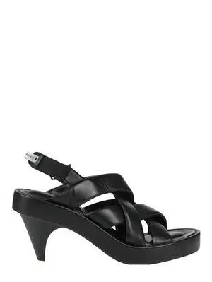 Premiata Slingback Sandals With Cone Heel - Black