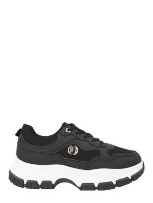 LAURA BIAGIOTTI Textile Fibers And Rubber Low-top Sneakers - Black