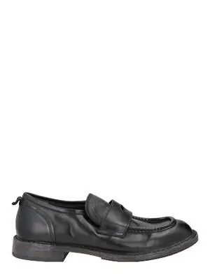 MOMA MOMA Black Leather Penny Loafers