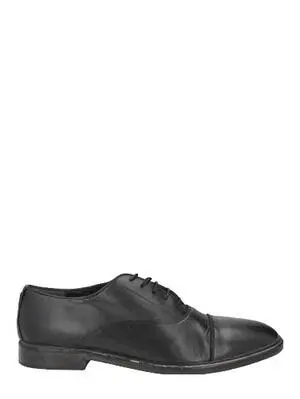 Moma Calfskin Lace-up Oxford Shoes - Black