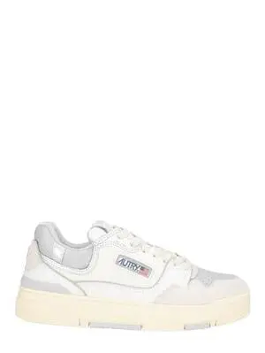 AUTRY Sneakers In Leather And Textile Fibers - Grey