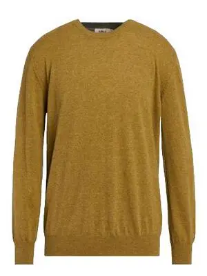 Altea Virgin Wool Crewneck Sweater - Yellow
