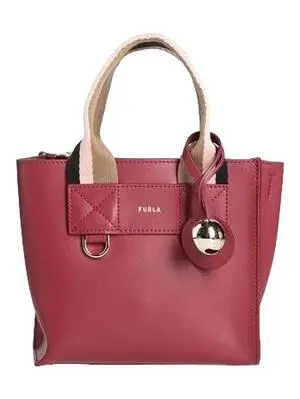Furla Leather Tote Bag - Red