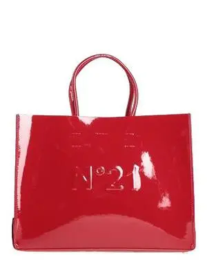 N°21 Glossed Shopper Bag - Red