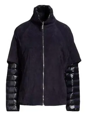 MOORER Midnight Polyamide Jacket - Blue