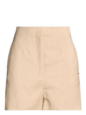 Sportmax Wool And Mohair Blend Shorts - Beige