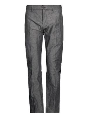 DEPARTMENT 5 DEPARTMENT 5 Grey Recycled Cotton, Recycled Polyester, Linen, And Polyester Tailored Pants