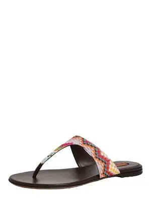 Missoni Lilian Raschel Sandals - Multicolor