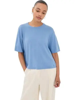 LISA YANG Rubie T-shirt - Soft Sky
