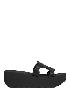 CELINE Celine Sunny Wedge Mules In Calfskin With Vegetal Tanning