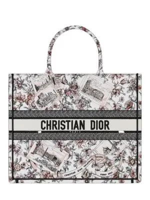 Dior Christian Dior Large Book Tote Gray