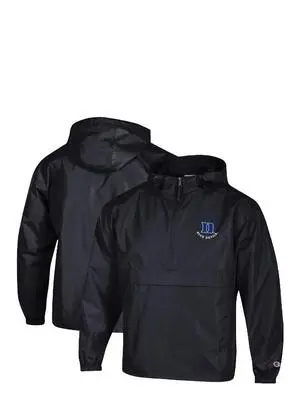 Champion Duke Blue Devils Packable Hooded Windbreaker Jacket - Black