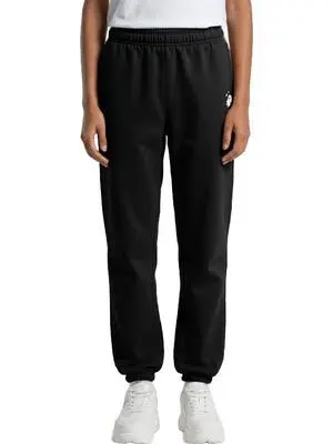 DALIX Heartly Ghost Relaxed Fleece Track Pants - Black