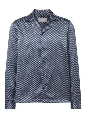 Frescobol Carioca Safra Silk Shirt - Blue