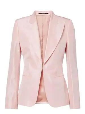 Gucci Silk Faille Blazer - Pink