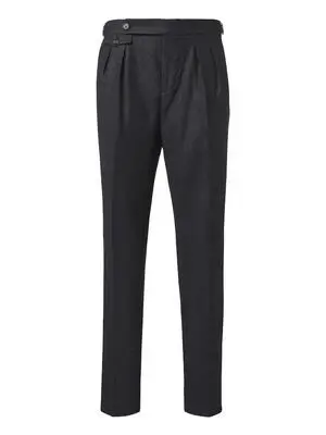Brunello Cucinelli Brunello Cucinelli Virgin Wool Flannel Slim Pants Grey