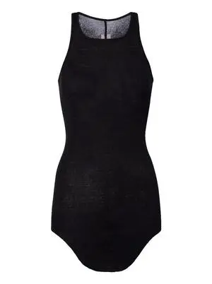Rick Owens Cotton Jersey Tank Top - Black
