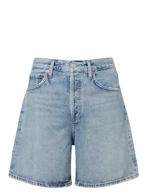 AGOLDE Dame Denim Shorts - Blue
