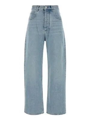 BOTTEGA VENETA Bottega Veneta Sky Bleached Wide Leg Jeans