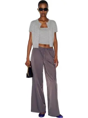 REFORMATION Flavia Cashmere Cardigan Set - Grey