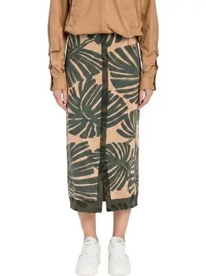 TWINSET TWINSET U&B Floral Pattern Midi Pencil Skirt