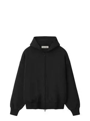 Fear Of God Signature Classic Zip-up Hoodie - Black